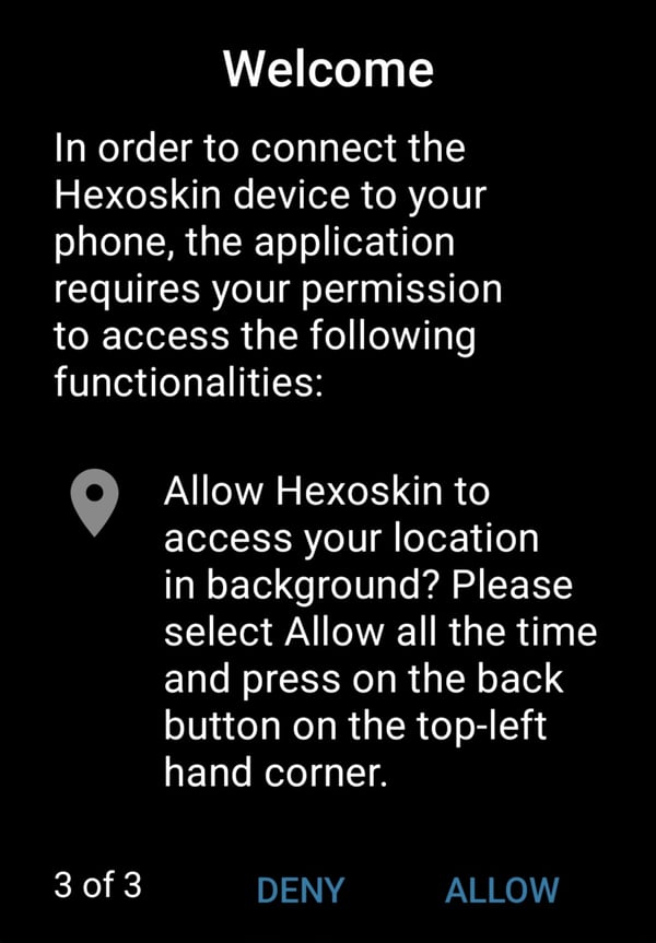 Hexoskin Android App - Pairing Old and New Devices